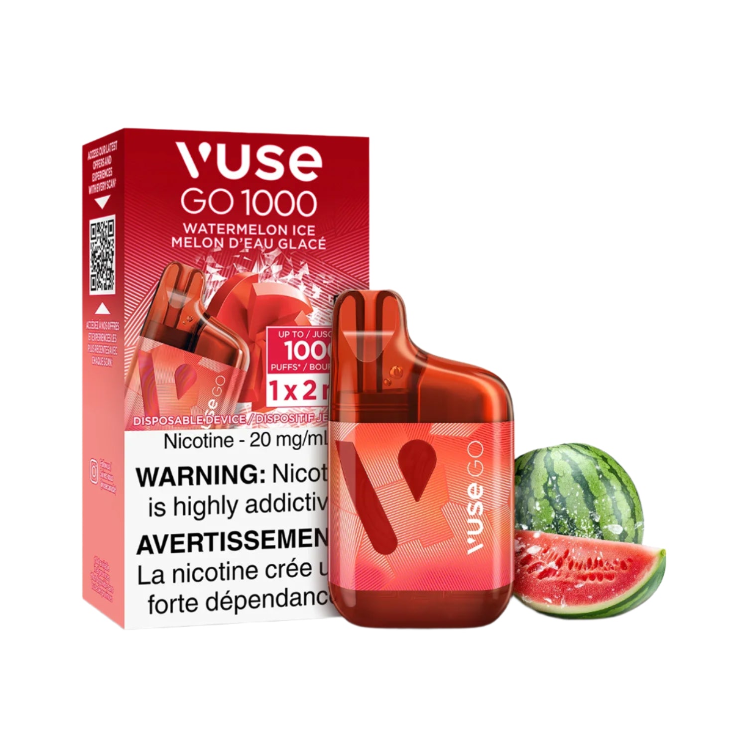 Vuse GO 1000 - Watermelon Ice Disposable Vapes | Pick your Flavour ...